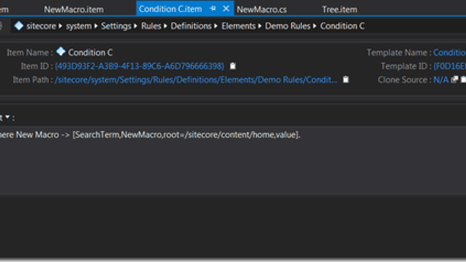 Creating A New Sitecore Rules Macro In Sitecore 8 Horizontal Digital Blog
