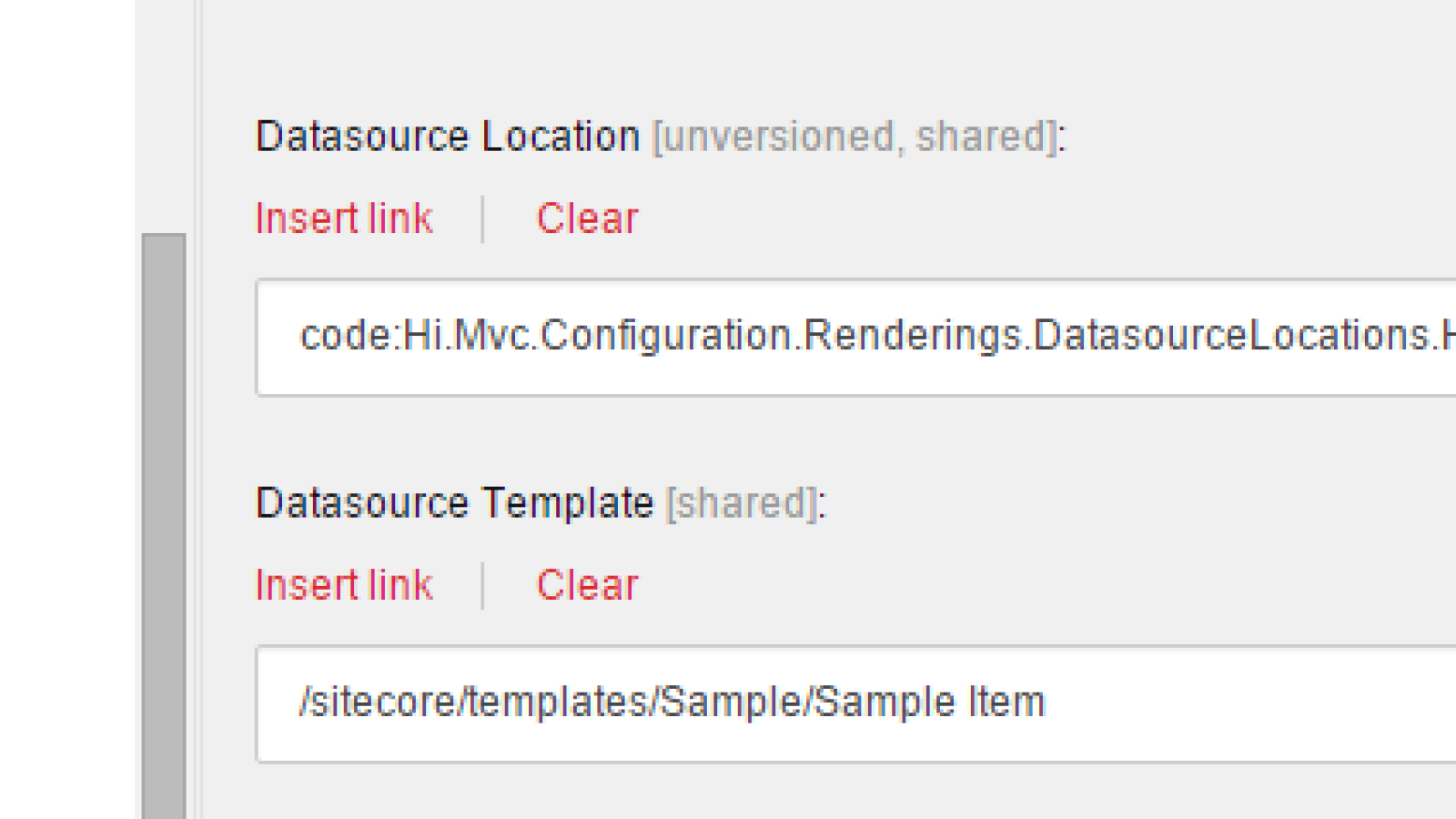 Adding Code Query To A Renderings Datasource Location Field Horizontal Digital Blog